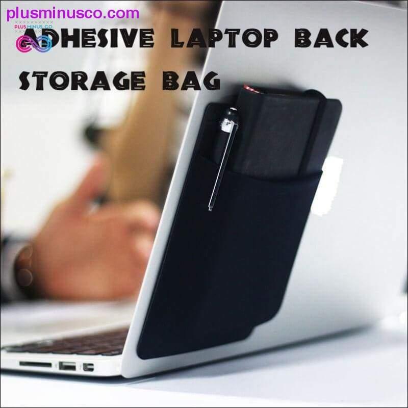 Adhesive Laptop Back Storage Bag Mouse Digital Hard Drive – plusminusco.com
