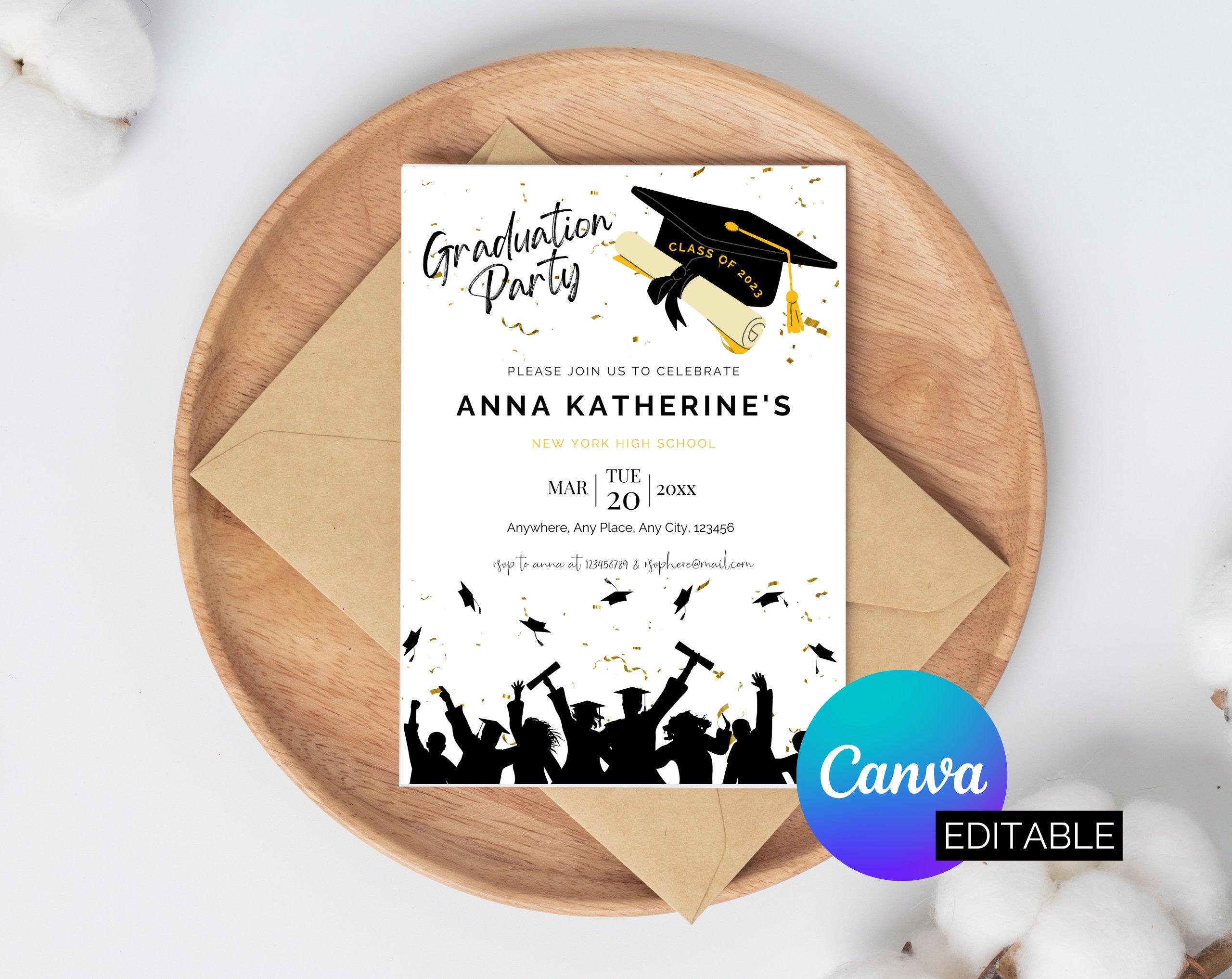 Graduation Invitation, 2023 Graduation Invitation, 2022 Graduation, Gr ...