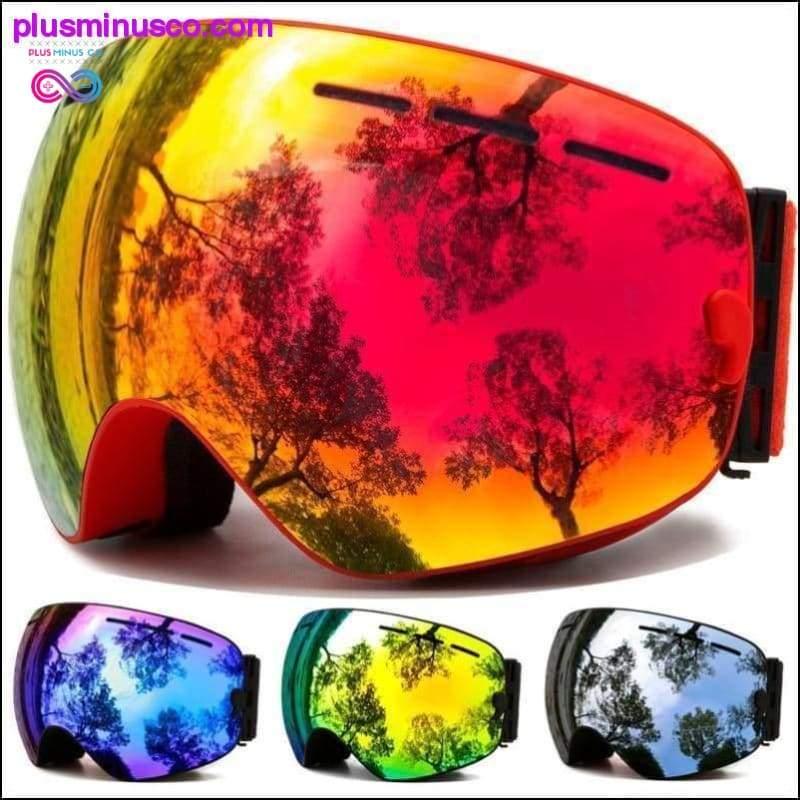 Ski Goggles and Winter Snow Sports Snowboard Goggles Eyewear with ...