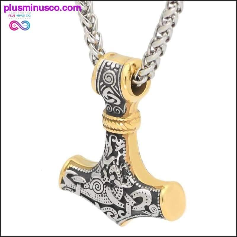 Viking 316L Stainless steel Thor Hammer Mjolnir Amulet Scandinavian ...